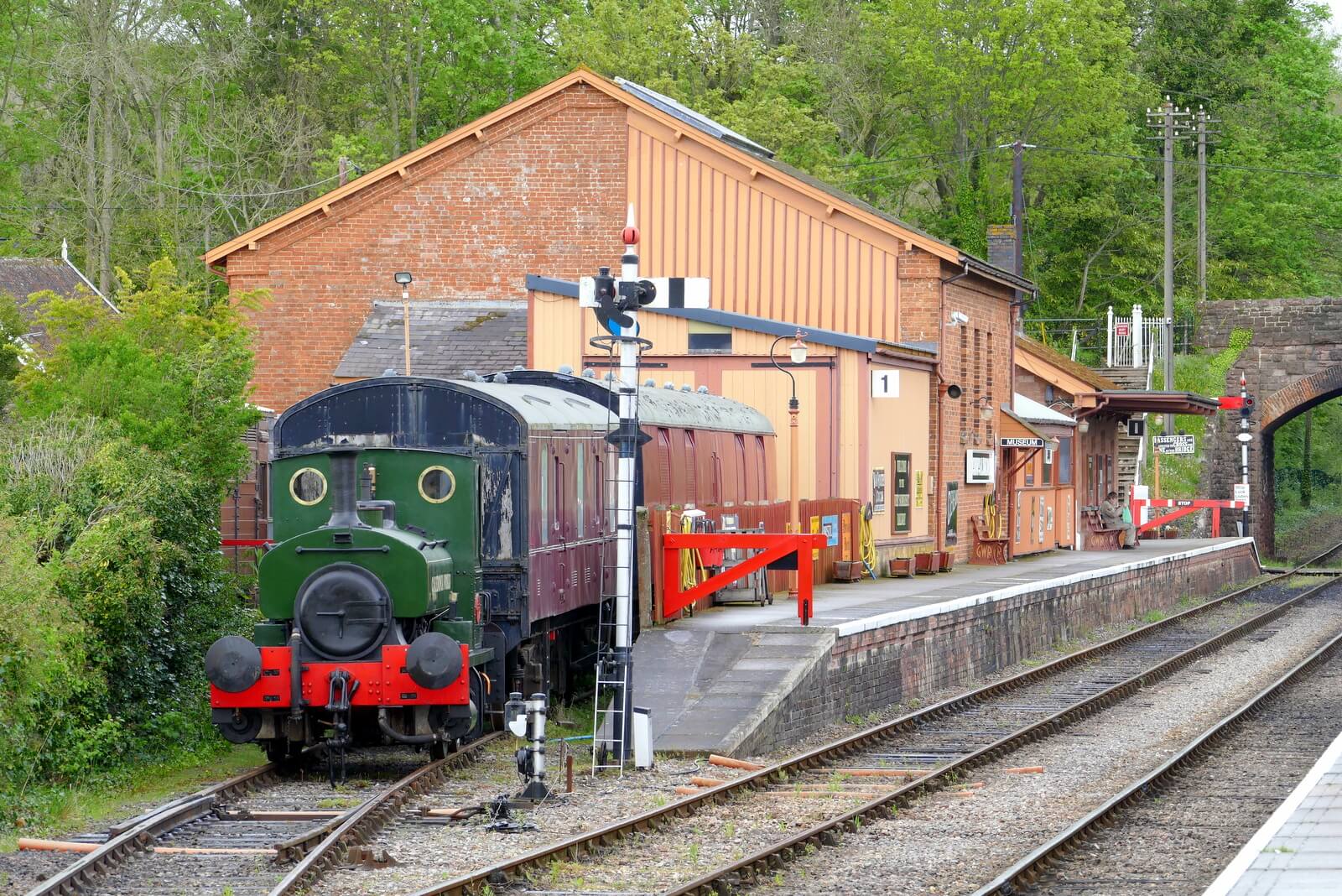 Bishops Lydeard Station on the West Somerset Railway