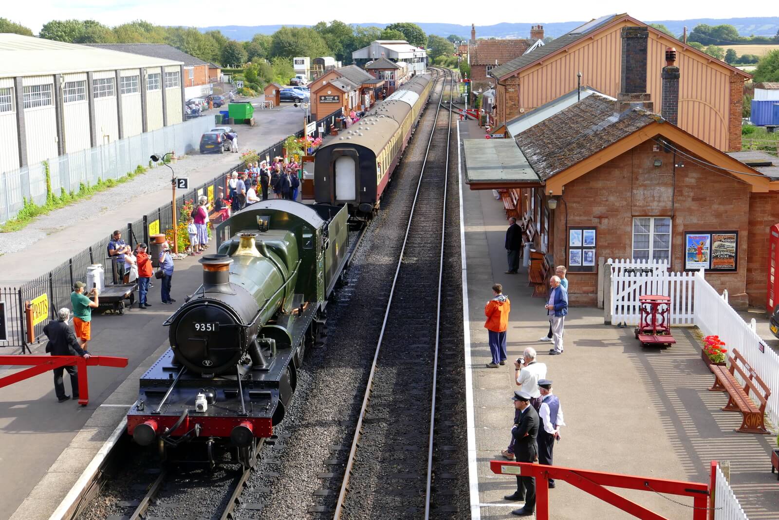 Bishops Lydeard Station on the West Somerset Railway