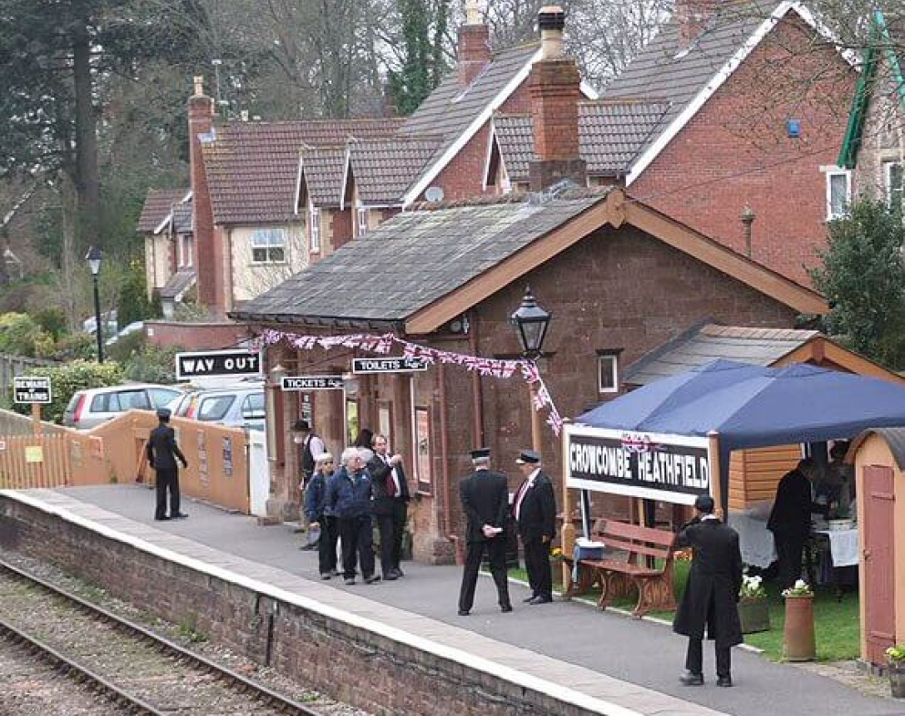 Crowcombe Heathfield Station on the West Somerset Railway