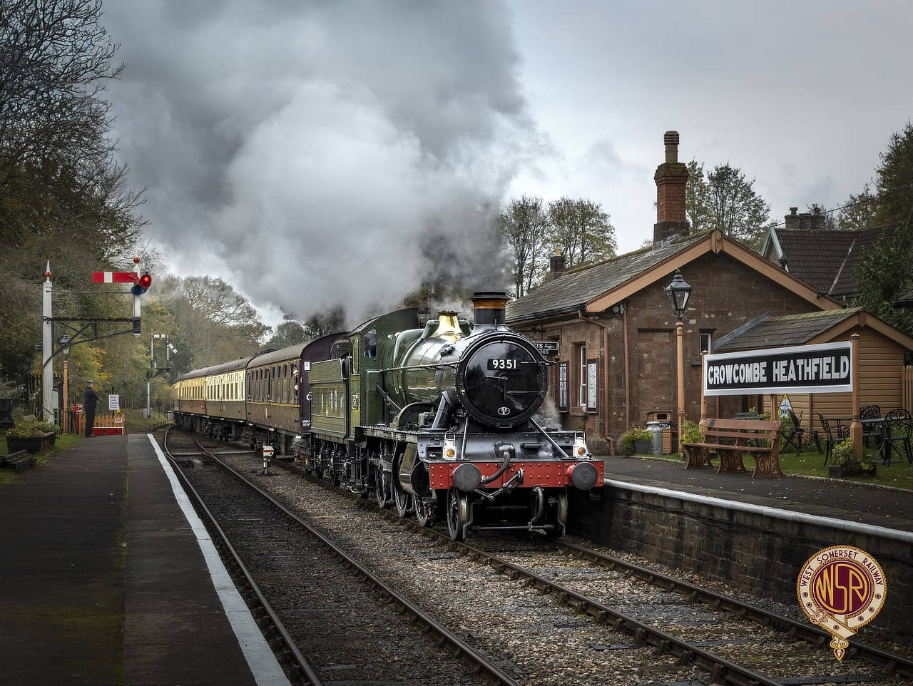 Crowcombe Heathfield Station on the West Somerset Railway