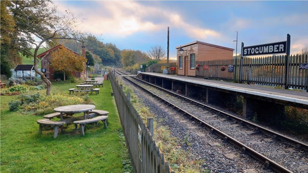 Stogumber Station on the West Somerset Railway - WSR